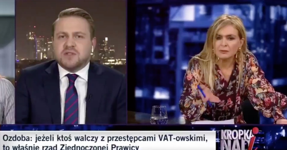 [WIDEO] Awantura w „Kropce nad i”! Wiceminister do Olejnik: „Pani jest politykiem PO?”