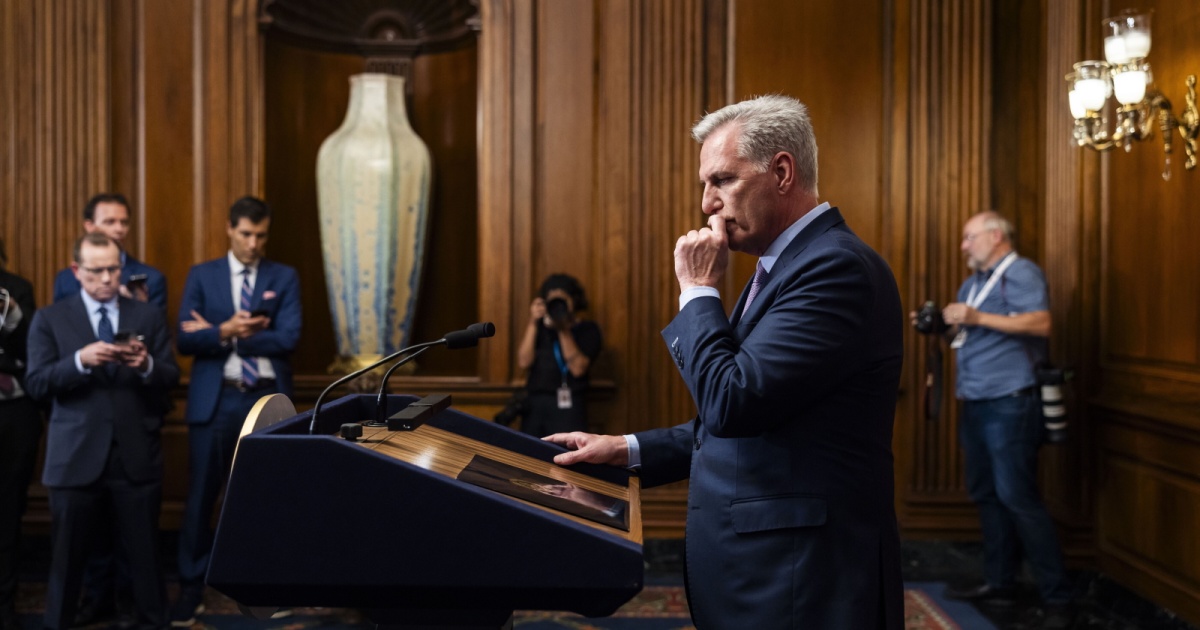 USA: Spiker Izby Reprezentantów Kevin McCarthy odwołany. To pierwszy ...