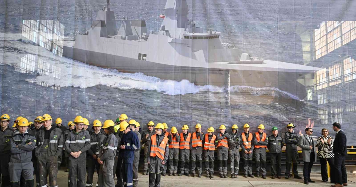 ORP "Burza". Wystartowała budowa fregaty dla Marynarki Wojennej