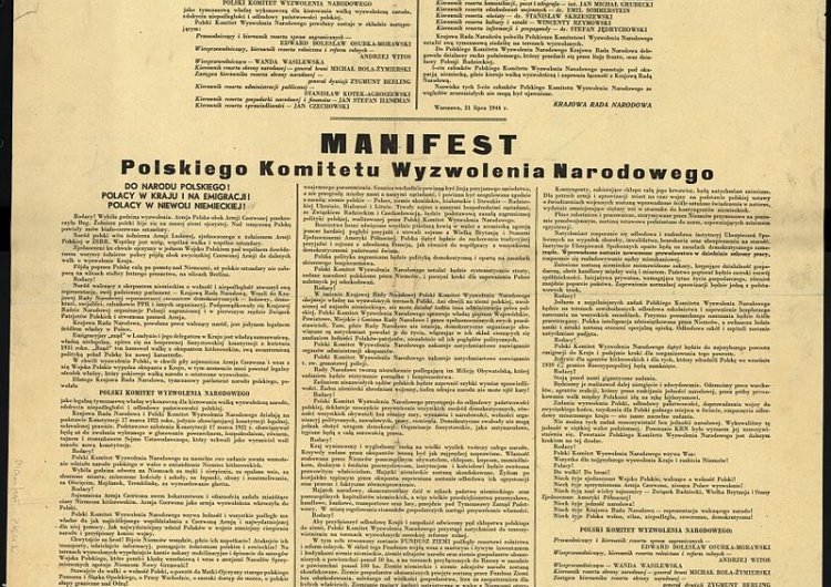 Tadeusz Płużański: Manifest PKWN cały czas obowiązuje